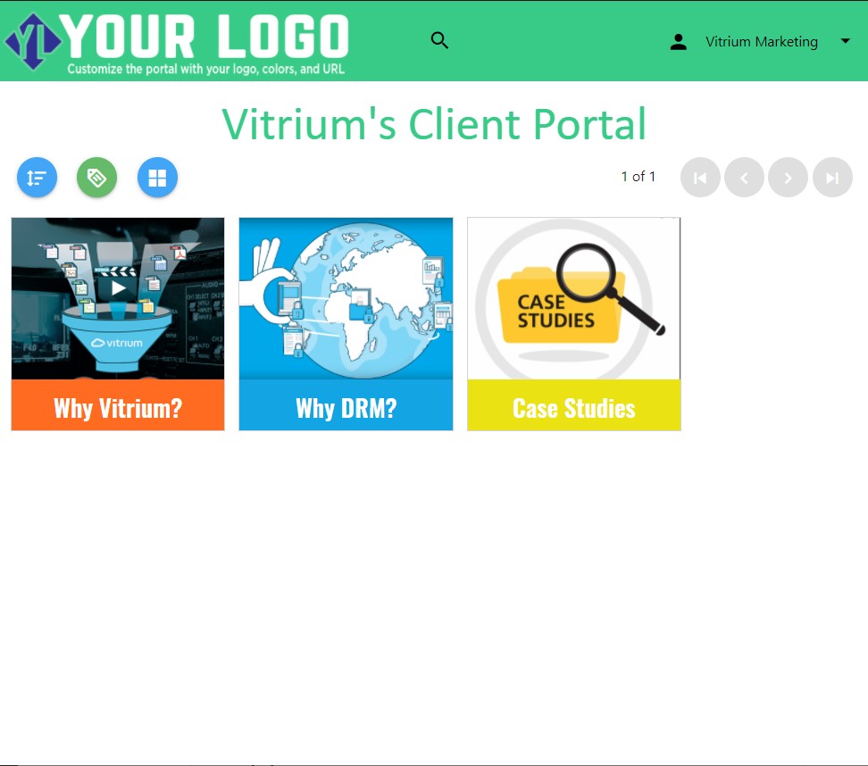 Learn More About Folder Customizations in Vitrium's User Portal