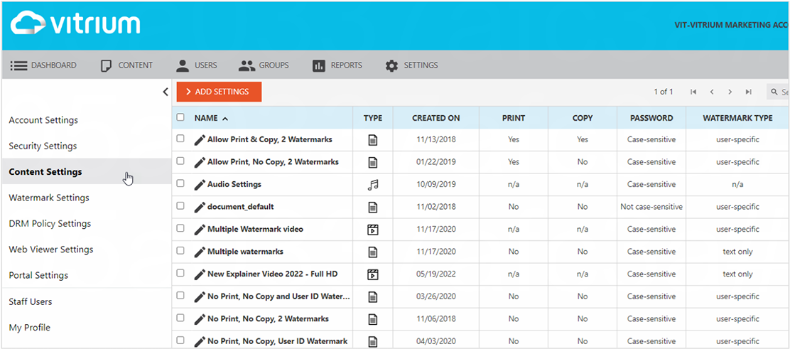 Vitrium Security Admin Manual | Vitrium Knowledgebase