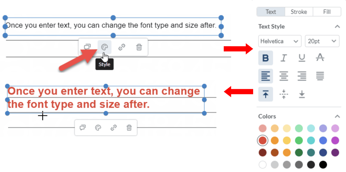 Text Tool Annotations | Vitrium Web Viewer Guide